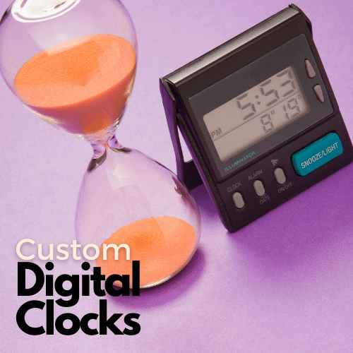 Digital Clocks with Logo – Custom Business Gifts India