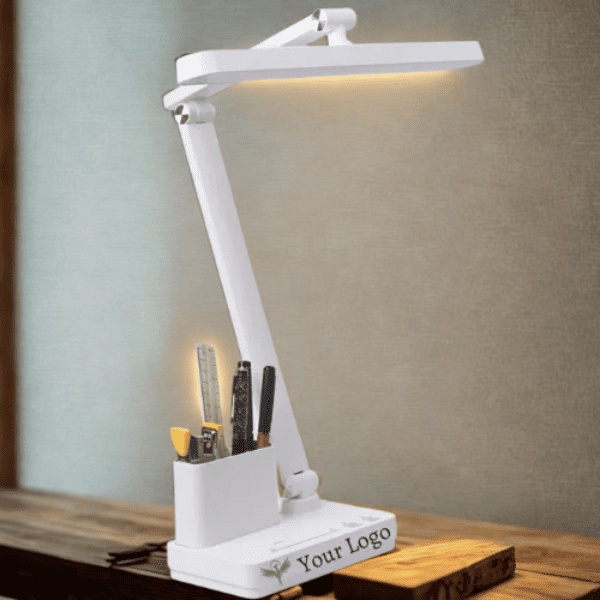 Rechargeable LED Lamp with Touch Panel, Pen Holder & Mobile Stand ...