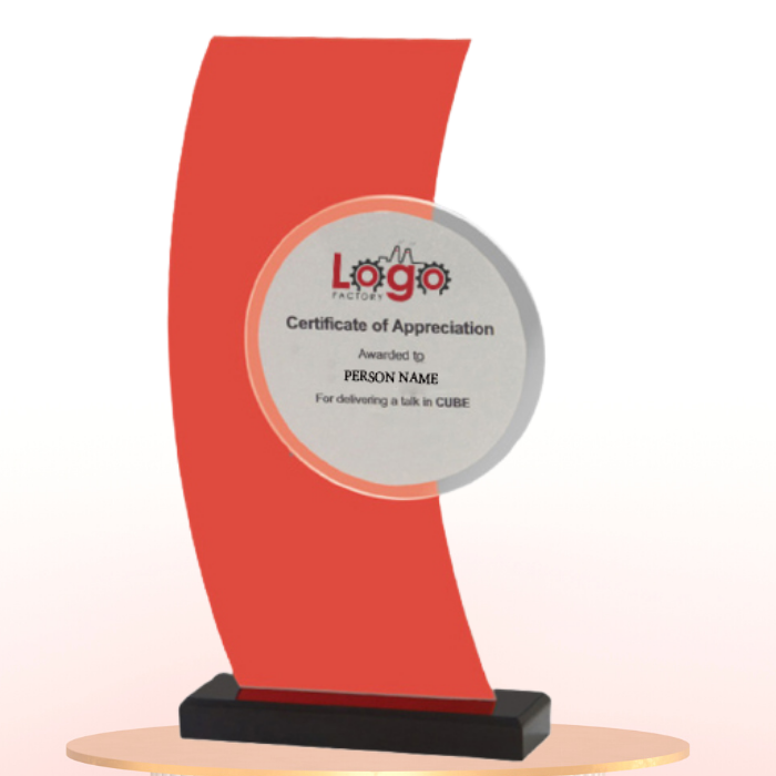 Custom Employee Appreciation Trophy – Personalized Recognition Award
