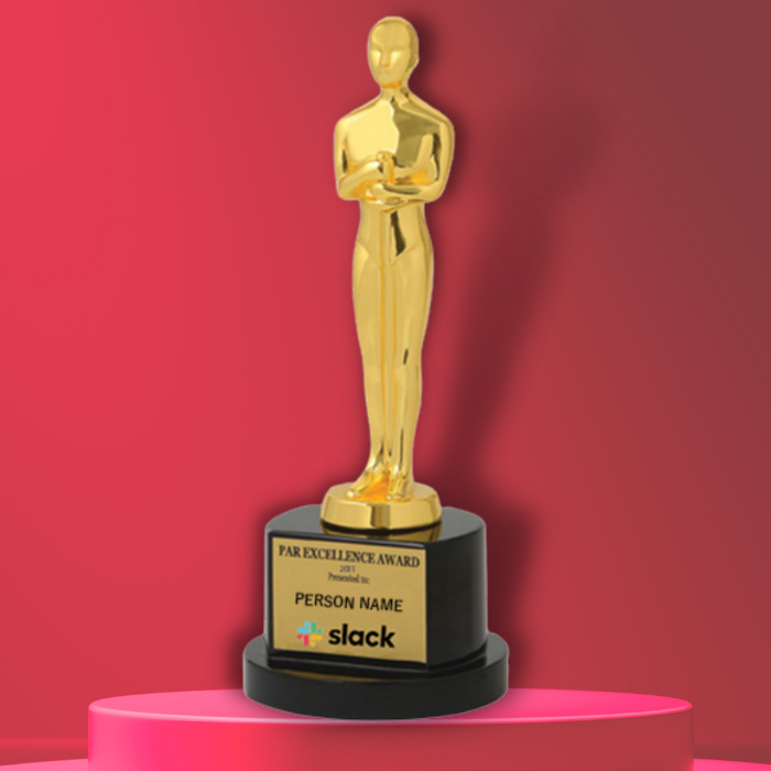 Personalized Academy Award Trophy – Custom Golden Achievement Trophy