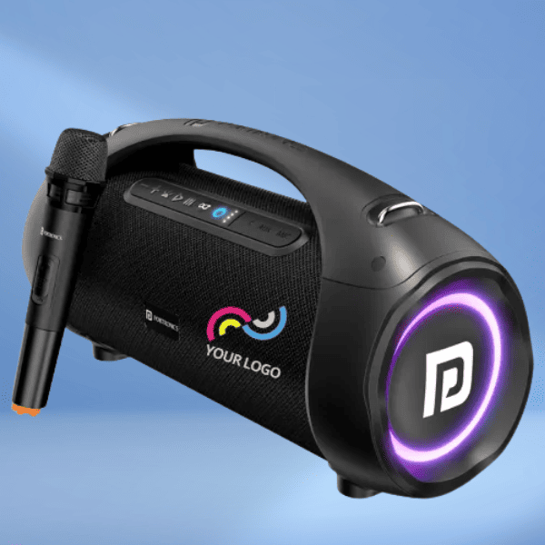 Portronics Dash 12 Bluetooth Speaker with Karaoke Mic|Powerful Audio ...