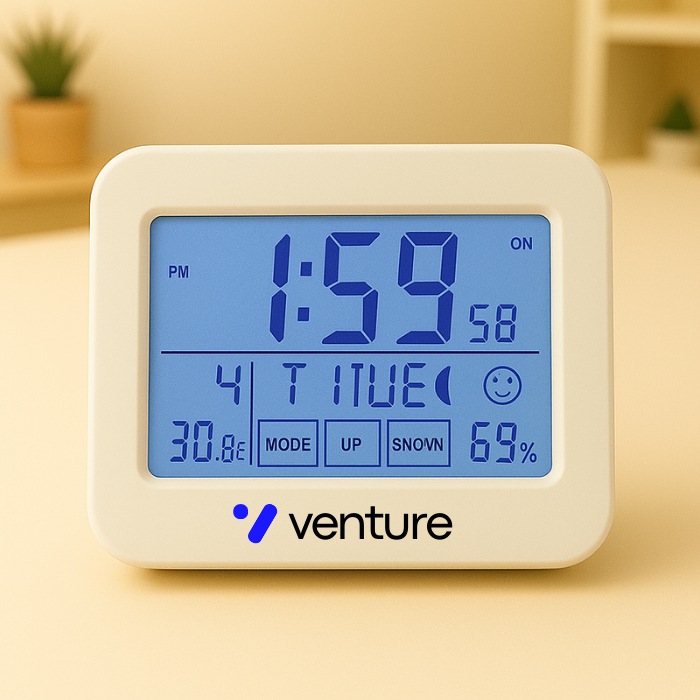 Touch Screen Digital Clock with Temperature & Alarm | Buy Smart Touch ...